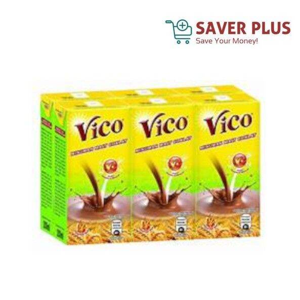Vico UHT chocolate malt drink 6x200ml | Lazada