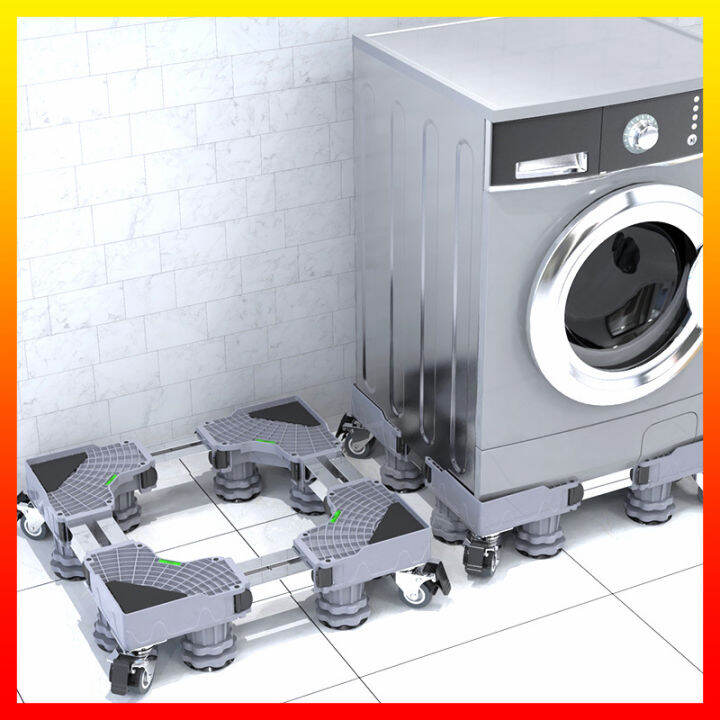 4 Strong Feet 4 wheels Mobile Case Roller Dolly for Washing Machine ...