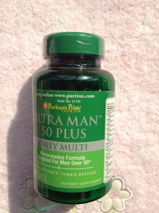 Special Offer [Puritan's Pride] Men 50 (50 ) Multivitamin Mineral 60 ...