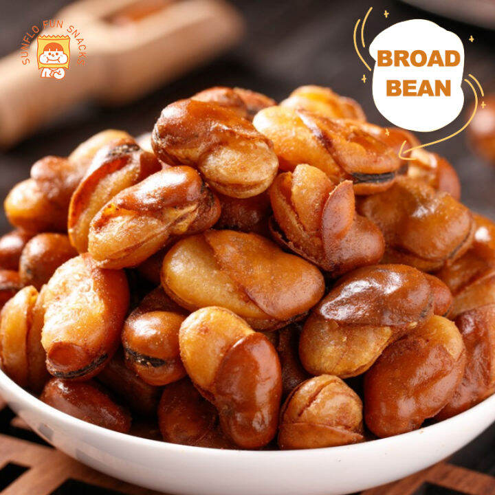 Fried broad bean snacks crispy greedy beans nuts almond snacks orchid bean healthy snack nuts ...