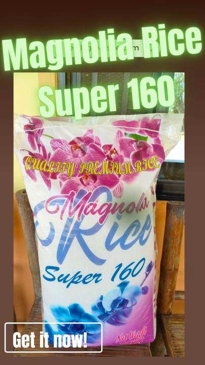 Magnolia Rice Super 160 Well Milled Premium Quality(MALAMBOT,MAPUTI ...