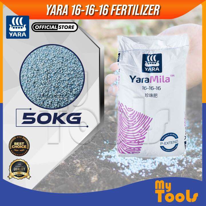 Mytools YaraMila 16-16-16 (50KG) Baja YaraMila Compound Fertilizer Yara ...