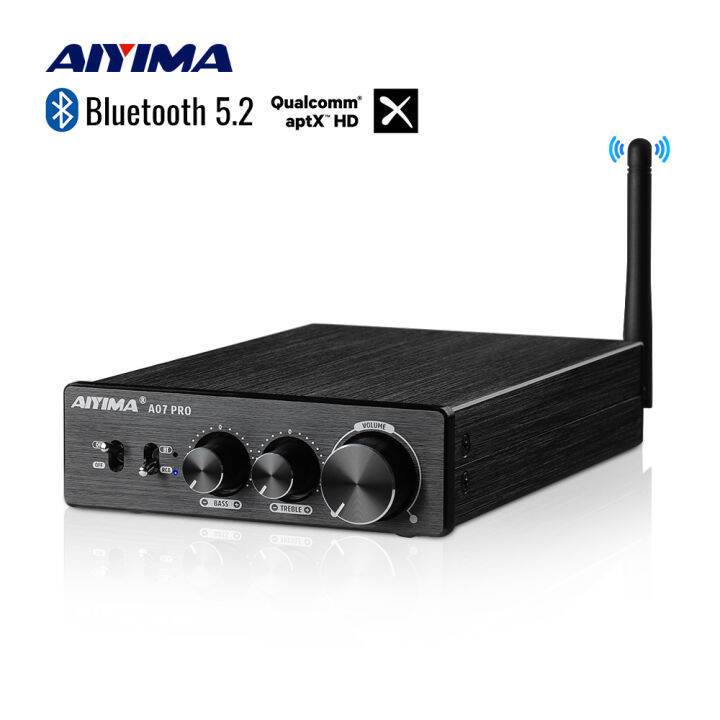 AIYIMA Audio A07 PRO TPA3255 Bluetooth Power Amplifier 2.0 Stereo Speaker Amplifier HiFi ...