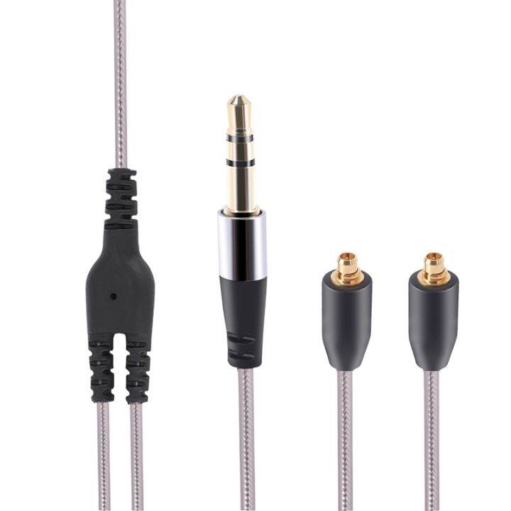 DIY Ie800 Headphone Cable Single Crystal Copper Wires, 14 Core MMCX Interface Earphone Cable for ...