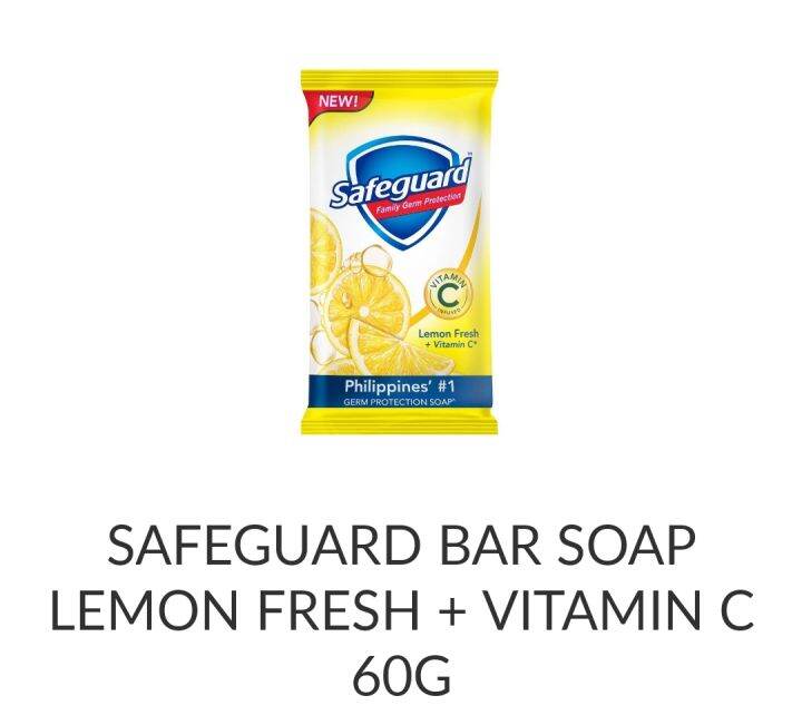 Safeguard Bar Soap Lemon Fresh+ Vitamin C 60g | Lazada PH