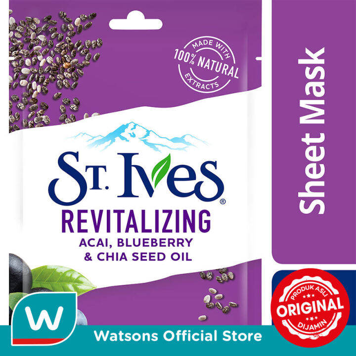 ST IVES Revitalizing Sheet Mask | Lazada Indonesia