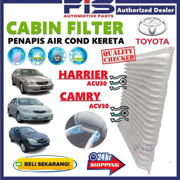 FIS Cabin Air Cond Filter Toyota Harrier ACU30 Camry ACV30 ACV40 ...