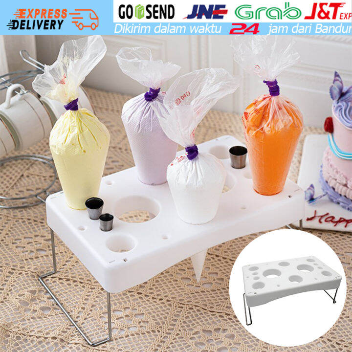 Meja Dekor Kue Meja Holder Pastry Dekorasi Fondant Baking Tips Nozzle ...