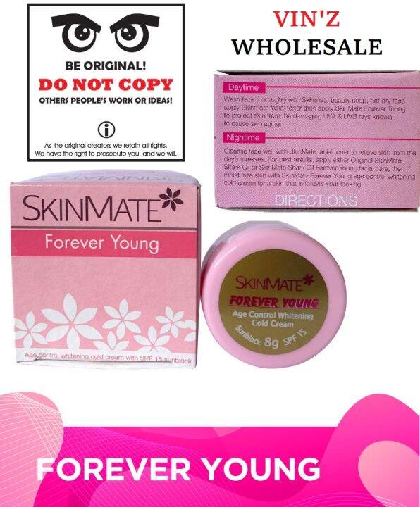 SKINMATE Forever Young Cream 8g. New Packaging! | Lazada