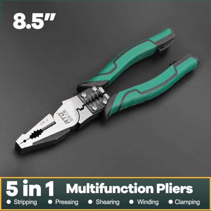 Multifunction Pliers Heavy Duty Linemans Pliers 8.5"/8"/7.5" Multi Tool ...