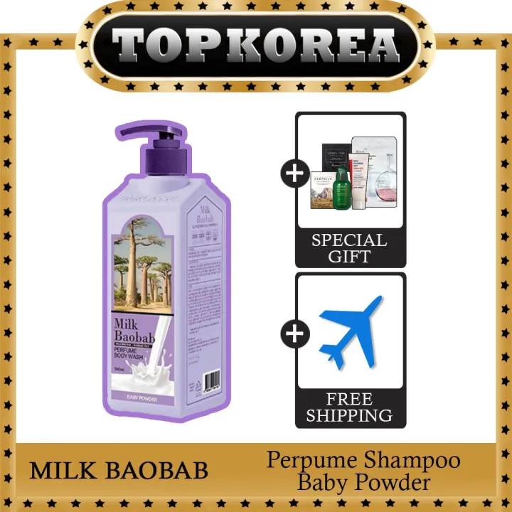 ★MILK BAOBAB★ ""BTS PICK ""perfume body Wash or Shampoo white musk ...
