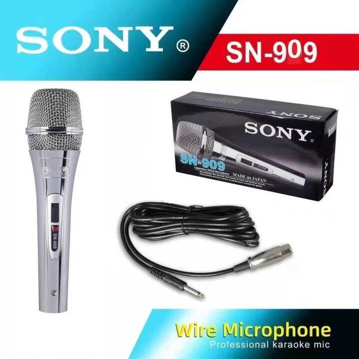 SN- 909 PROFESSIONAL Dynamic Microphone Heavy Duty Wired Microphone ...