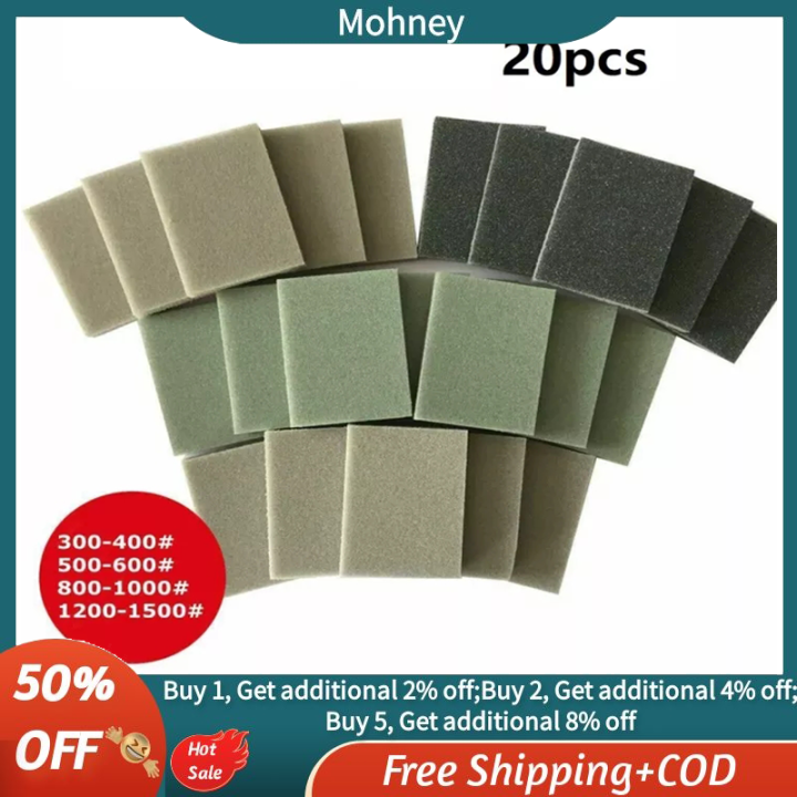 Foam Sanding Block Extra Fine Coarse Grit Wet Dry Abrasive Sandpaper ...
