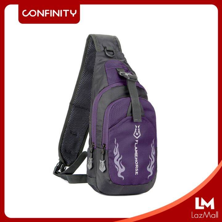 CONFINITY Men Sling Backpack Chest Crossbody Bag Shoulder Bag Camping ...