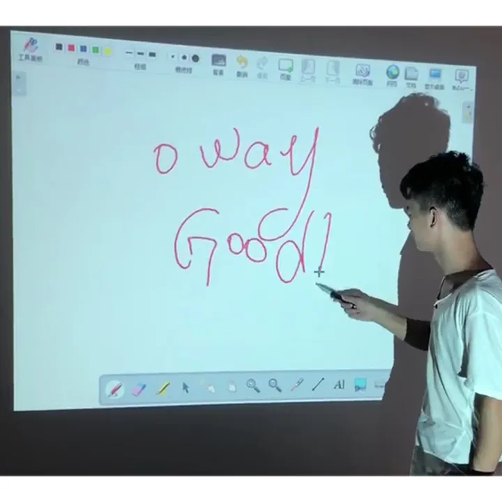 Education Equipment Touch Screen Digital Smart Board Interactive Classroom Whiteboard System IR ...
