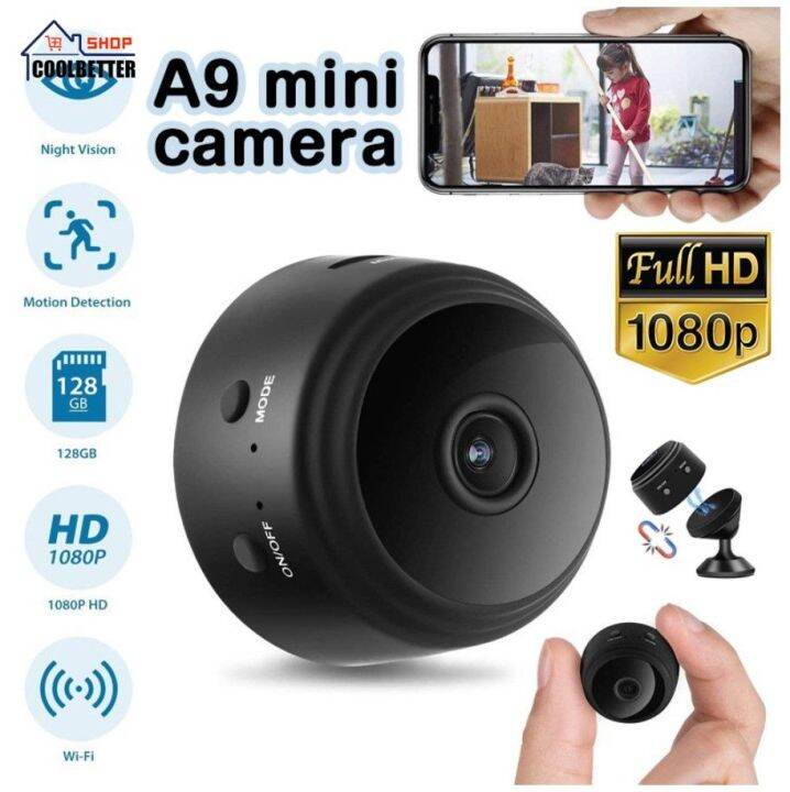 【COD/Local Stock】A9 CCTV Mini Camera WIFI HD 1080P IP Camera Ultra Cctv ...