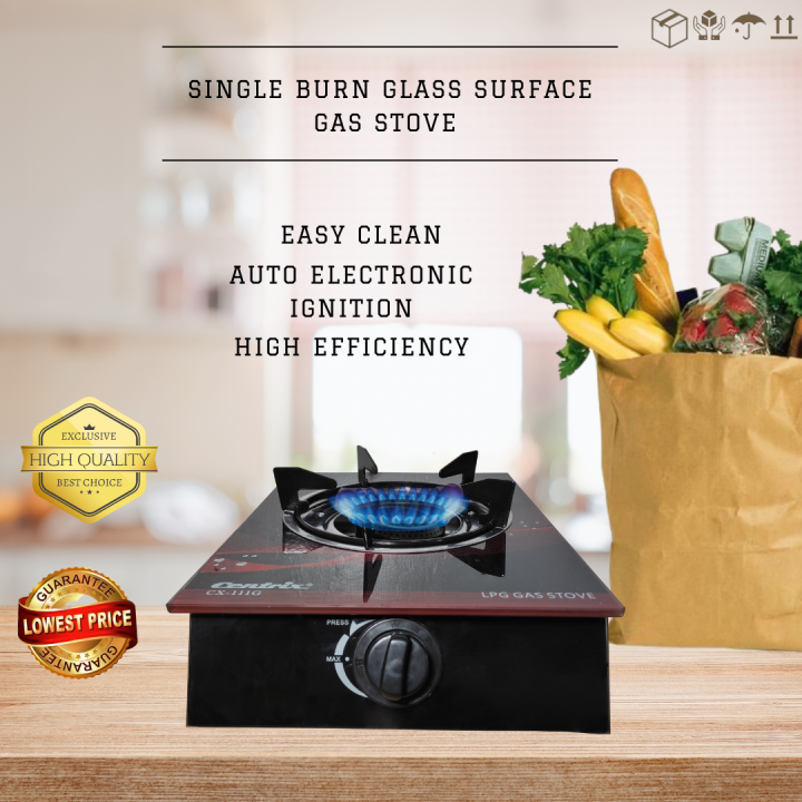 Tempered Glass Single And Double Gas Stove Burner | Lazada PH