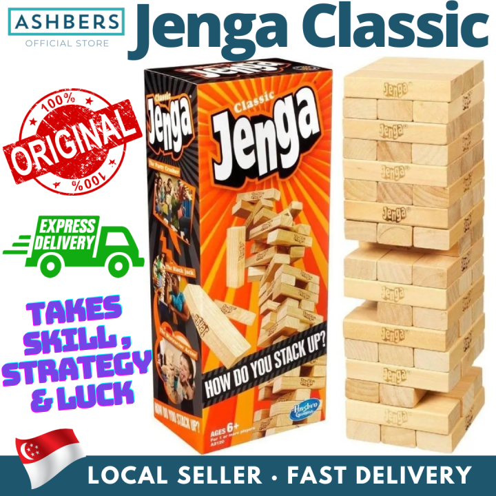 Jenga Classic Game. Authentic and genuine | Lazada Singapore