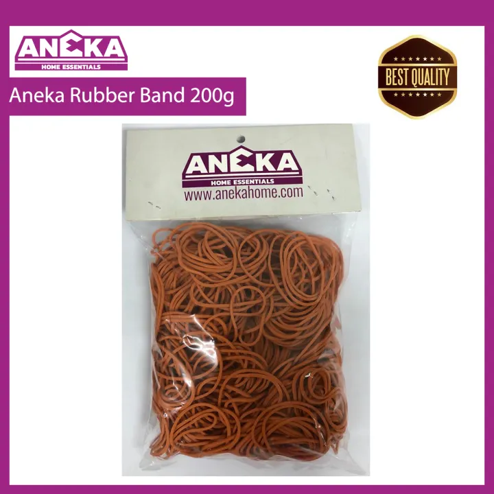 Aneka Rubber Band (200g) Elastic Bands Multipurpose Rubber Band | Lazada