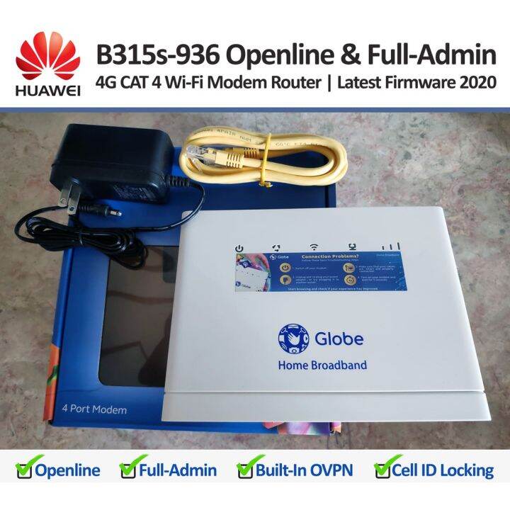 HUAWEI B315S 936 MODEM, OPENLINE FULL ADMIN LATEST FIRMWARE 2022 w ...