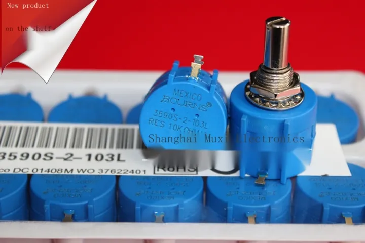 2022☆ BOURNS precision ring potentiometer 3590 s-2-103 l 102 202 502 l ...