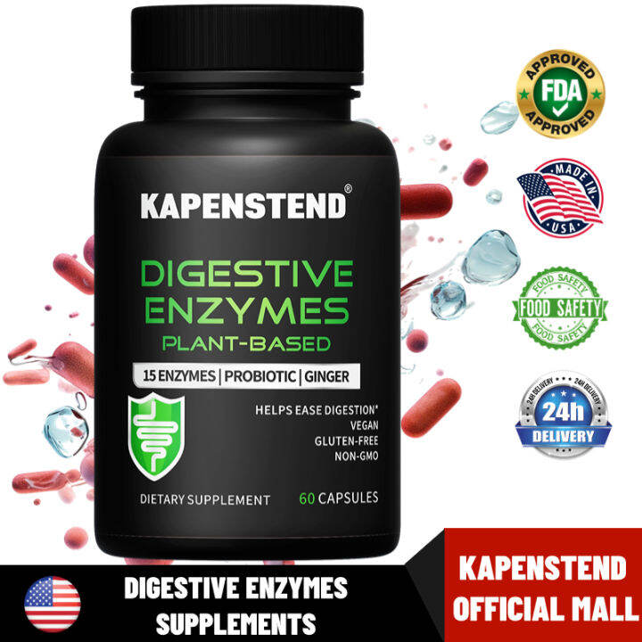 digestive enzyme capsules - Probiotic Multi Enzymes with Probiotics and ...