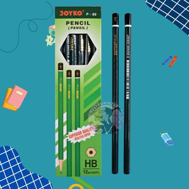 [PAK] PENSIL HB JOYKO P-89 (12 PCS) | Lazada Indonesia