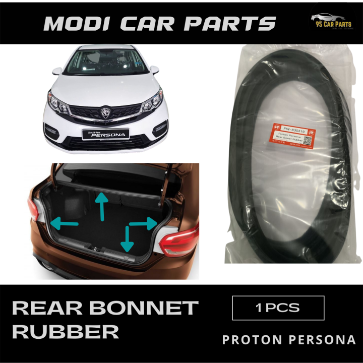 Proton Persona 2007-2015 Rear Bonnet Rubber (ICHIKAWA) Getah Bonet ...