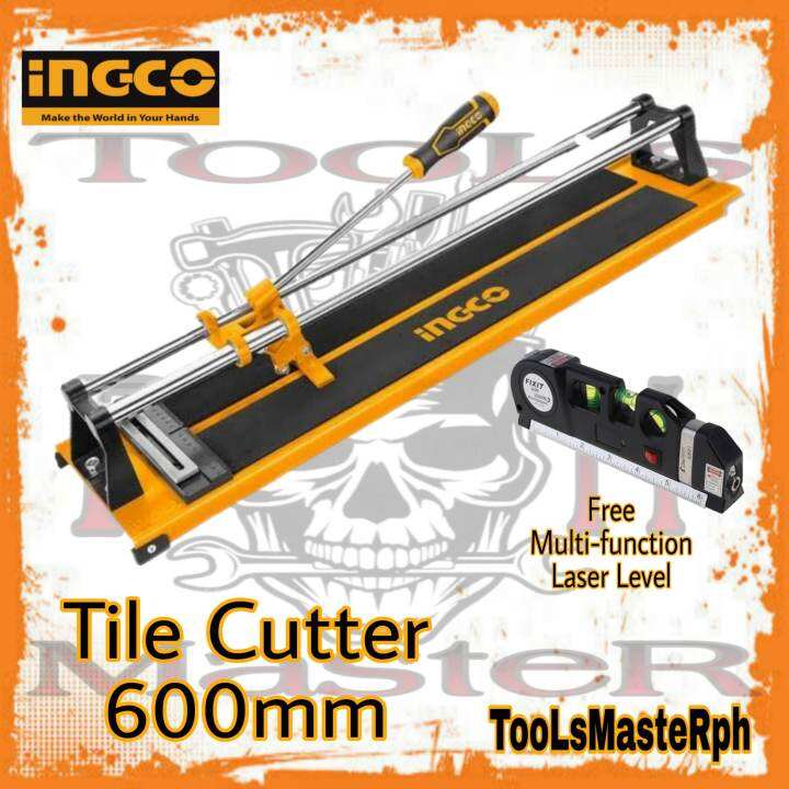 INGCO Manual Tile Cutter 600mm HTC04600 free Multi-function Laser Level ...