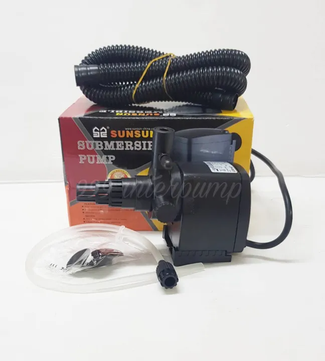 SUNSUN รุ่น JP-025 SUBMERSIBLE PUMP ปั๊มน้ำสำหรับกรองน้ำตู้ปลา ตู้กุ้ง สำหรับบ่อ น้ำพุ น้ำตก และ ...