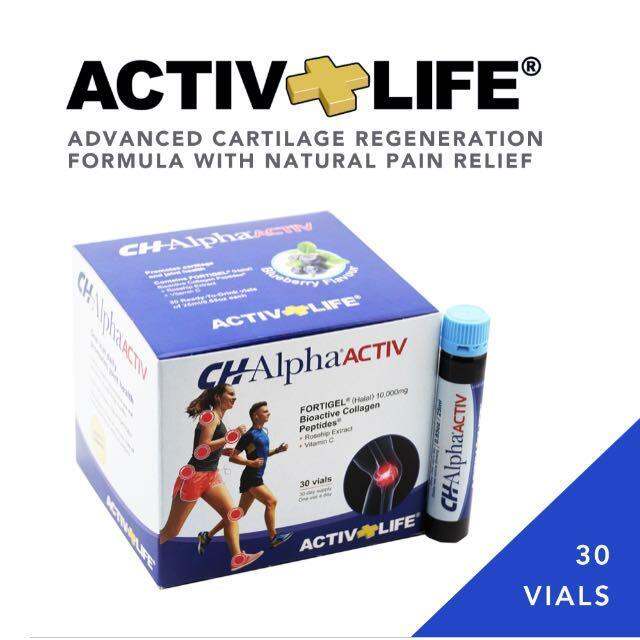 CH-Alpha ACTIV Bioactive Collagen Peptides (with Rosehip + Vitamin C ...