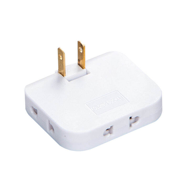 Ginni 3 In 1 EU Extension Plug Electrical Adapter 180 Degree Rotation ...