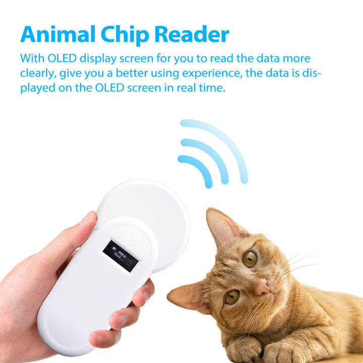 H01-T 134.2KHz Handheld Portable Animal Chip Reader 134.2KHz Animal ...