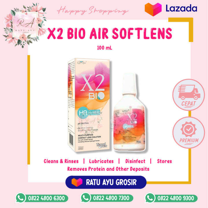 X2 Bio Air Softlens | Cairan Pencuci Soflens X2 With Hydroloc System ...