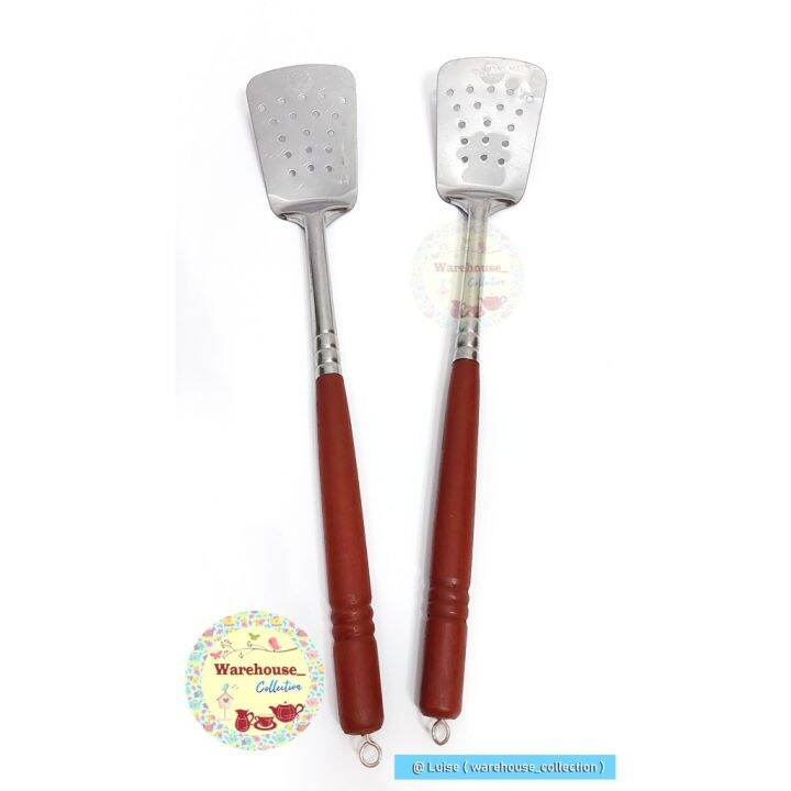 SODET STELL /SUTIL STAINLESS LUBANG GAGANG KAYU | Lazada Indonesia