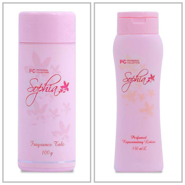 PC Sophia Fragrance Talc/Powder 100g - Perfumed Rejuvenating Lotion ...
