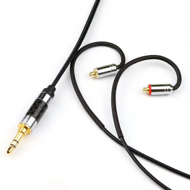 earphone cable mmcx 2-pin im a2dc connector use for KZ/ TFZ/ Audio Technica/ Shure/ Weston/ Sony ...