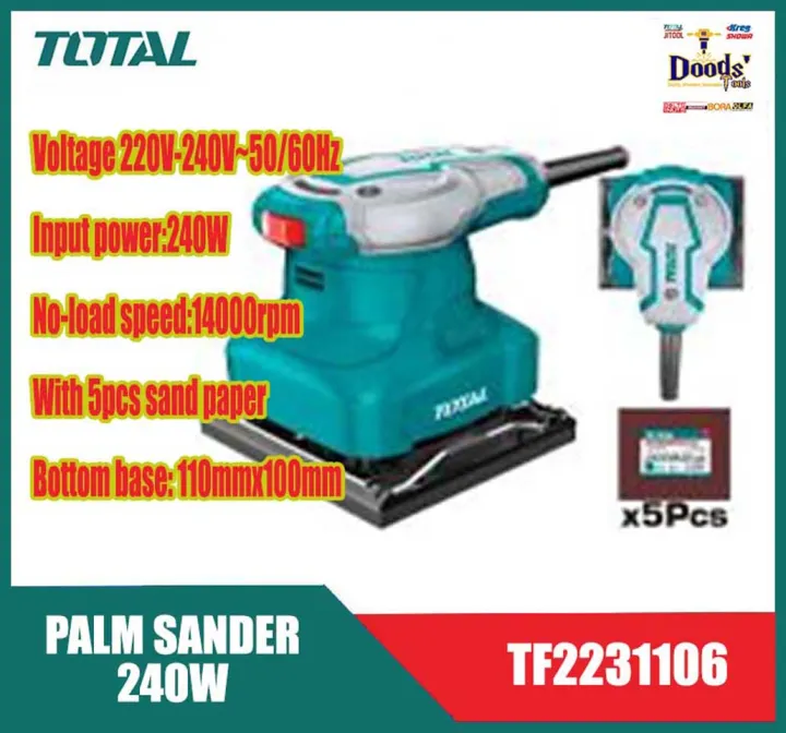 TOTAL PALM SANDER TF2231106 | Lazada PH