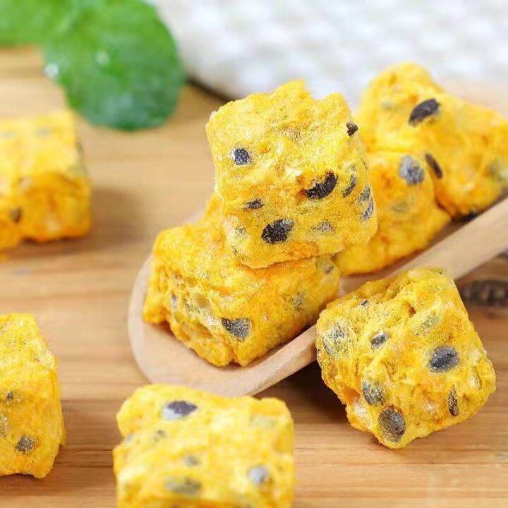 【china Snacks】 Freeze Dried Passion Fruit Pieces Dried Passion Fruit Soaked In Water And Cold