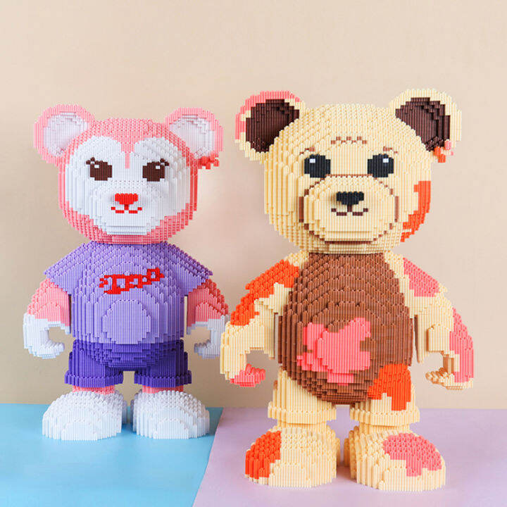 Mô hình lắp ráp lego gia đình gấu Teddy 50cm | Lazada.vn