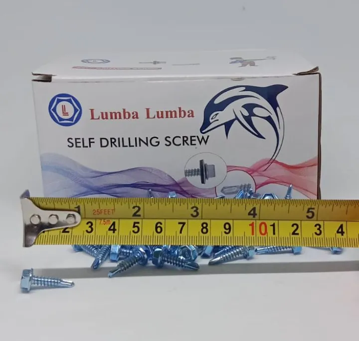 Skrup Baja ringan Skrup Roofing 10 x 19 Baut Skrup Baja Ringan Eceran ...