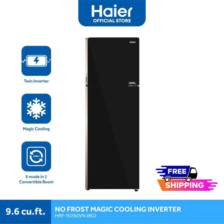 Haier HRF-IV260VN (BG) 9.6 cu. ft. Magic Cooling No Frost Twin Inverter ...