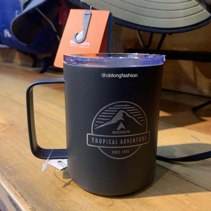 Eiger Gelas Mug Tumbler Hazra - Dark Grey | Lazada Indonesia