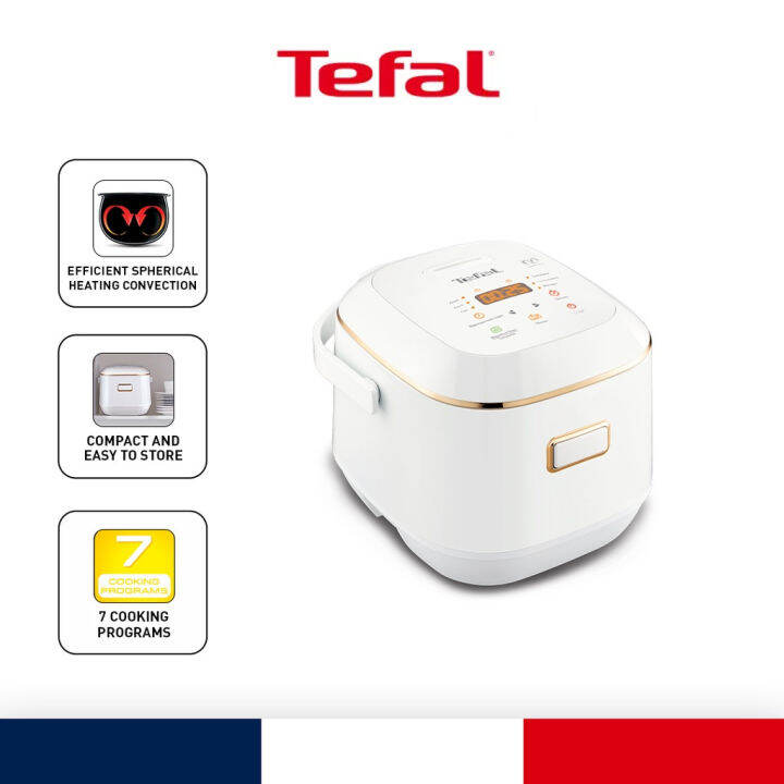 Tefal Mini Spherical Fuzzy Logic Rice Cooker 0.7L (RK6011) | Lazada