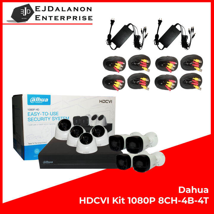 Dahua HDCVI Kit 1080P 8CH-4B-4T | CCTV Camera | CCTV Set Package | CCTV ...