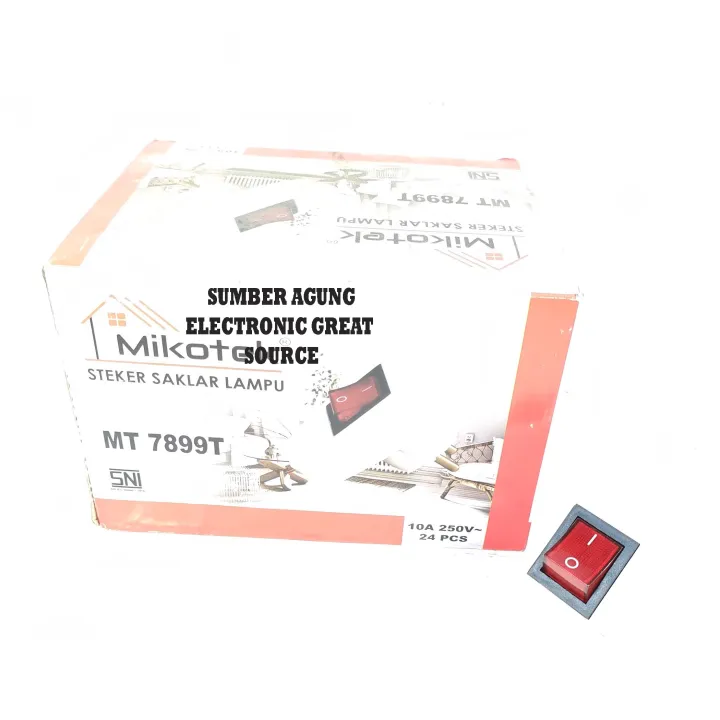 Mikotek Steker Saklar Lampu Listrik MT7899T SNI Berkuliats 10A 250V ...