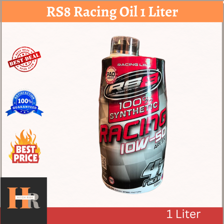 100% Synthetic RS8 Racing Oil 1 Liter API SN | Lazada PH