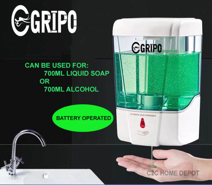 GRIPO High quality automatic liquid disinfectant dispenser 700ml GP393 ...