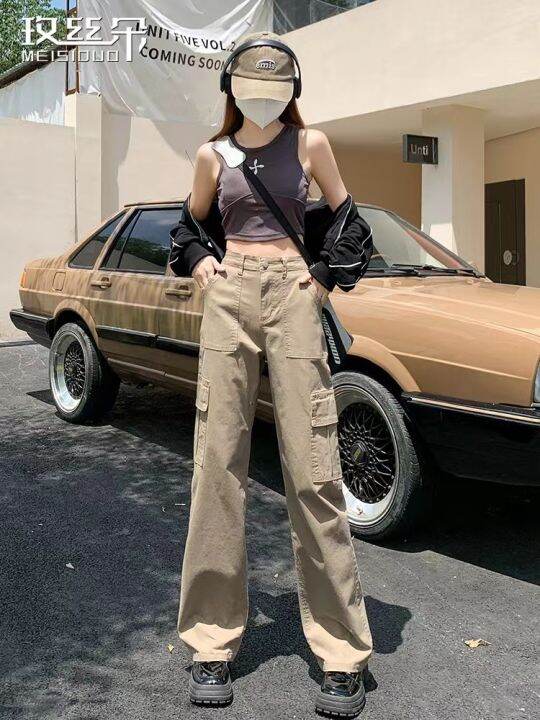 Trend fashion Korean inspired women's baggy multi-bag pants | Lazada PH