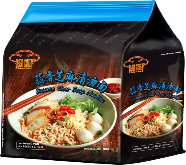 Red Chef Instant Noodles Sesame Clear 4x100g | Lazada